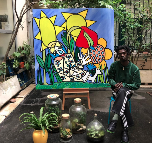 Portrait de Francis Essoua Kalu ou Enfant Précoce - Artistikrezo