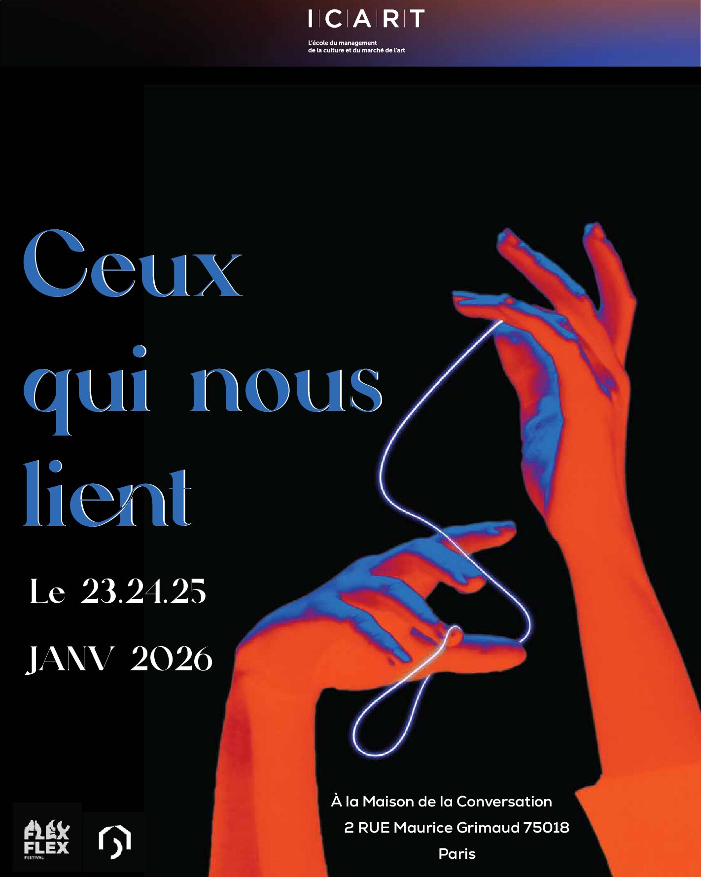 Ce(ux) qui nous lie(nt) - Flex Festival 2026 - Artistikrezo